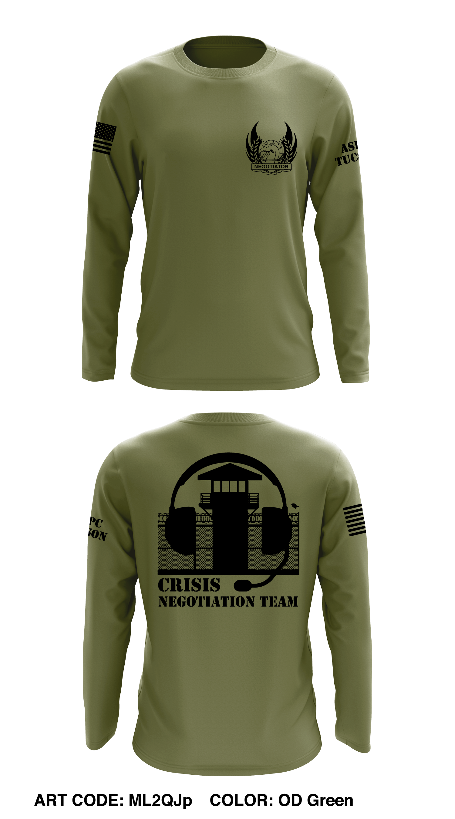 Crisis Negotiation Team Core Men's LS Performance Tee - ML2QJp – Emblem ...