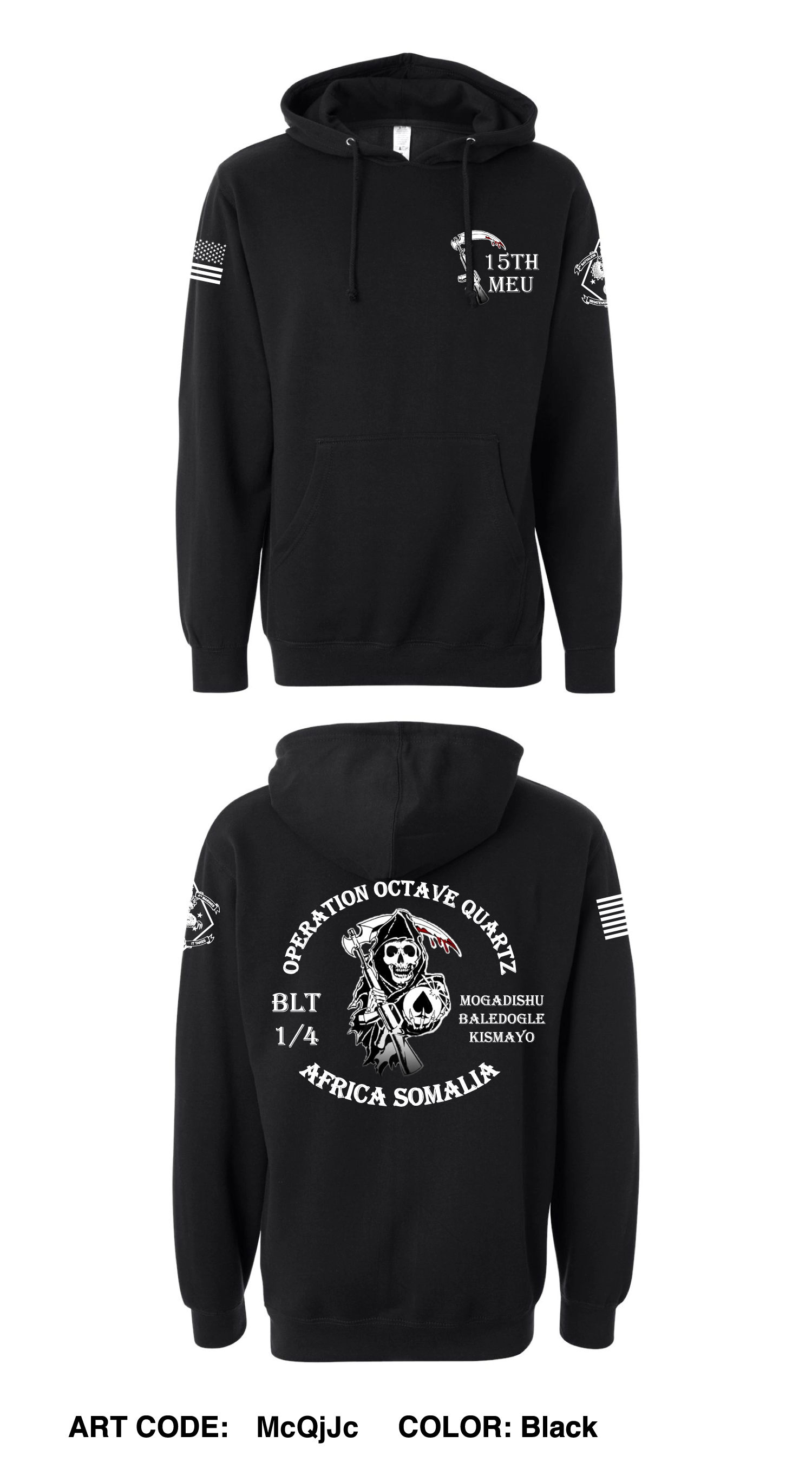 blt 1-4 15th meu Comfort Unisex Hooded Sweatshirt - McQjJc – Emblem ...