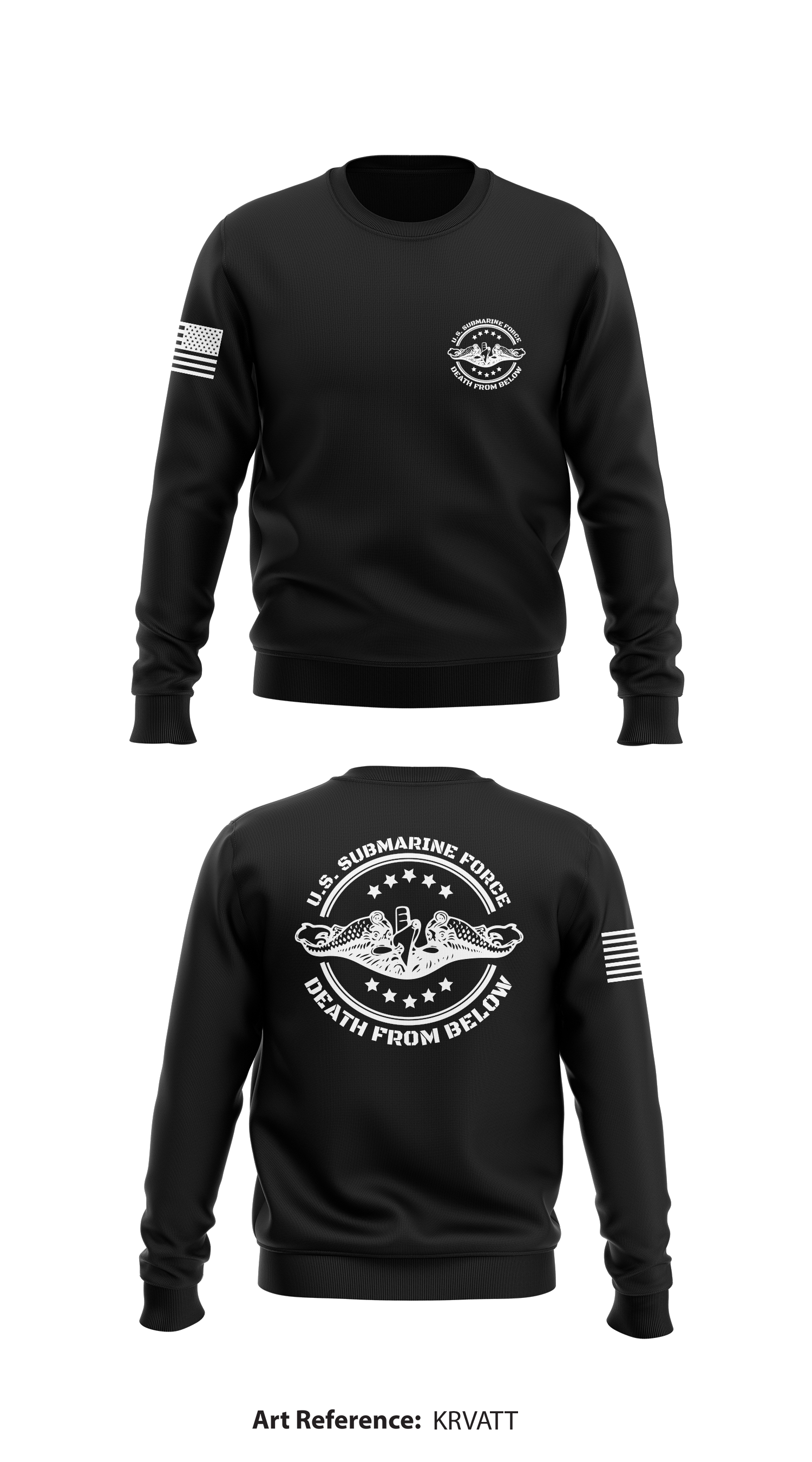 U.S. Submarine Service Store 1 Core Men's Crewneck Performance Sweats ...